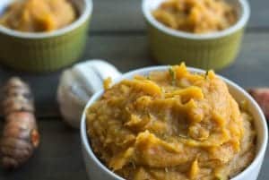 Caribbean Style Mashed Boniato w/ Turmeric - Food fidelity