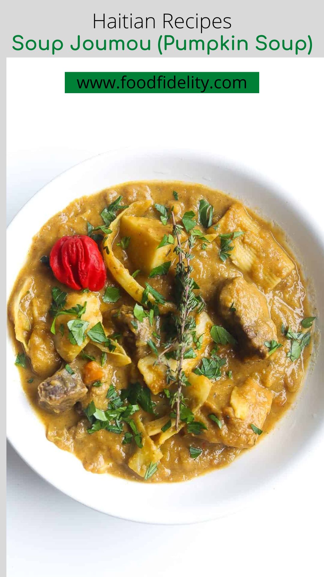 Haitian Soup Joumou (Traditional Independence Day Soup) - Food Fidelity