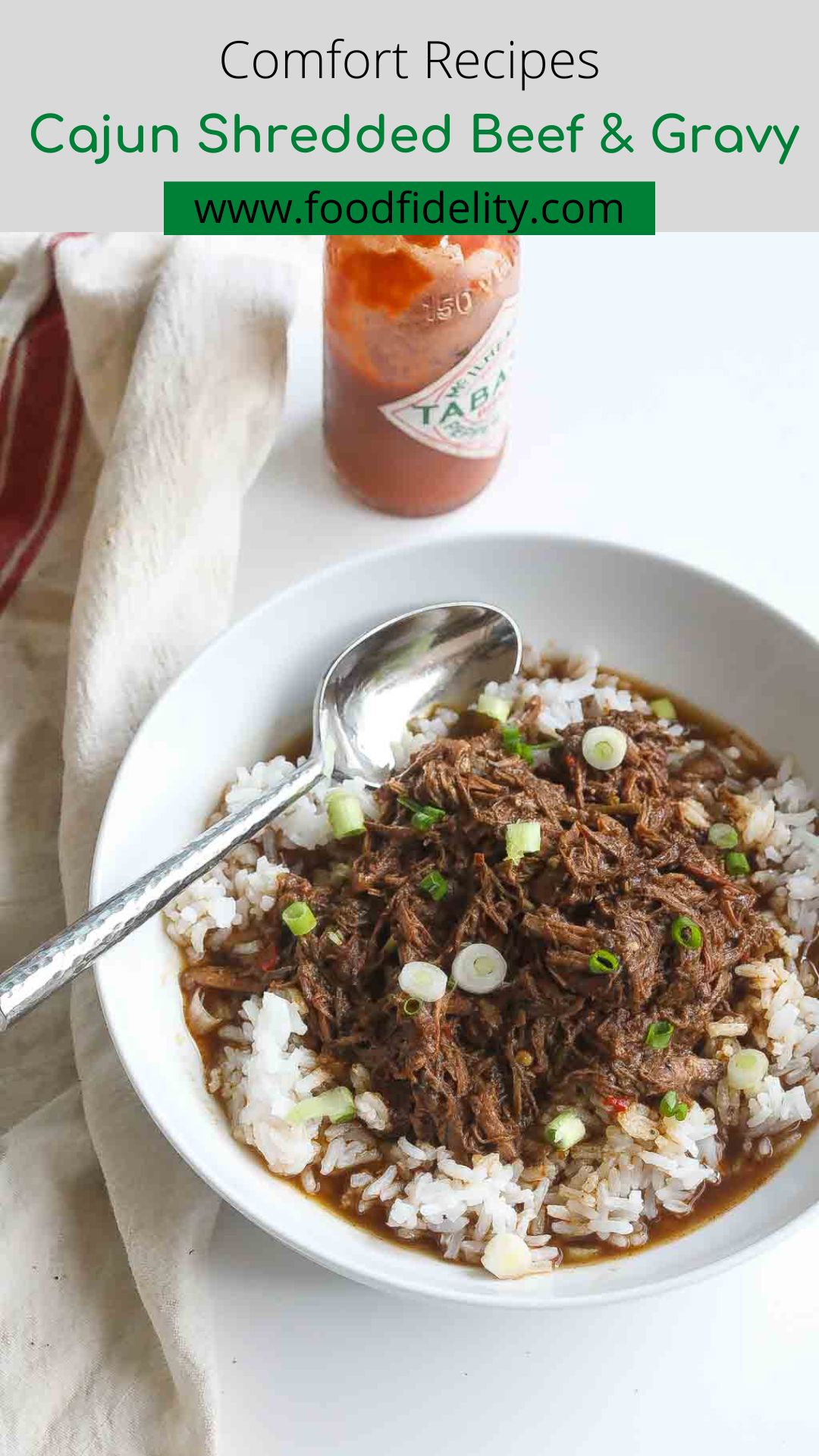 Cajun Rice and Gravy With Shredded Beef (Louisiana Classic) - Food Fidelity