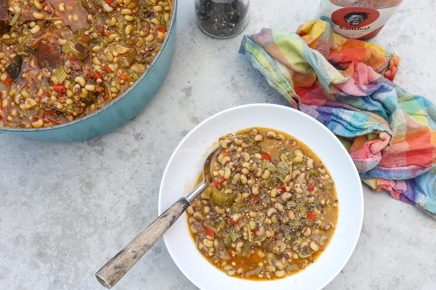 Southern Purple Hull Peas with Okra - Food Fidelity