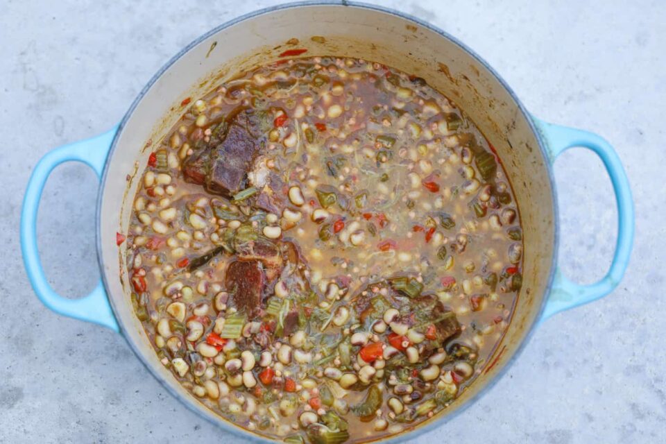 Southern Purple Hull Peas with Okra - Food Fidelity