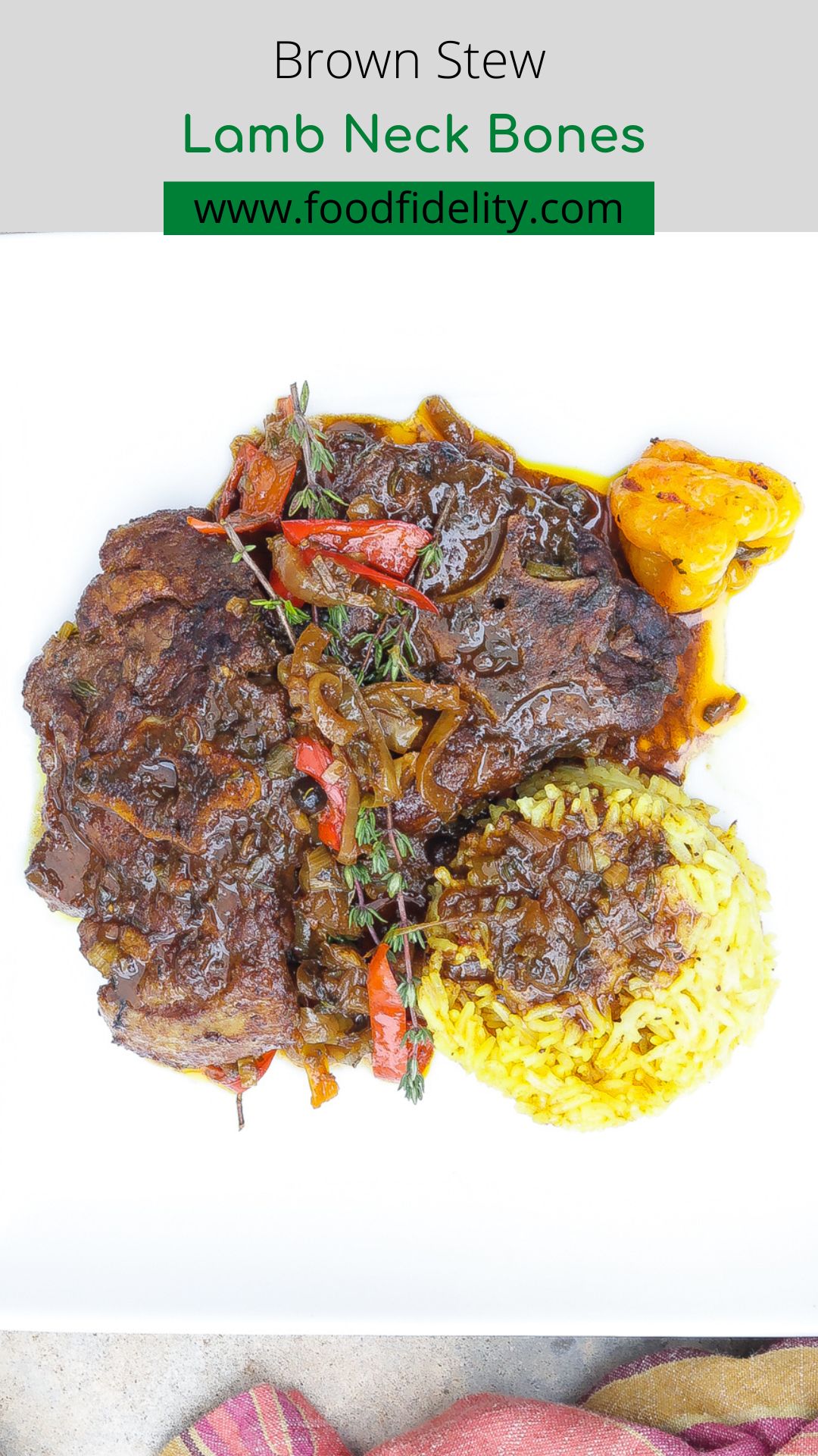 Braised Brown Stew Lamb Necks - Tender, Rich, Flavorful - Food Fidelity