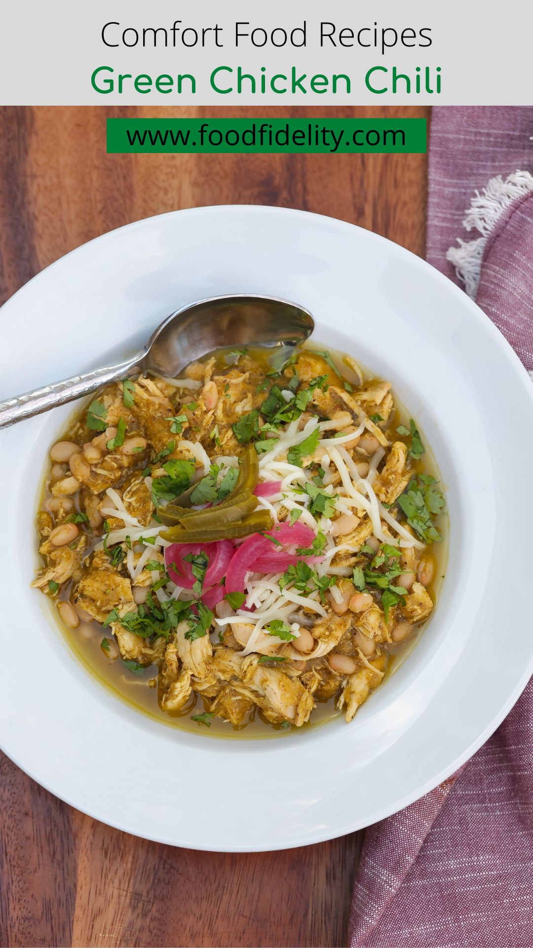 Green Chicken Chili Recipe - Food Fidelity