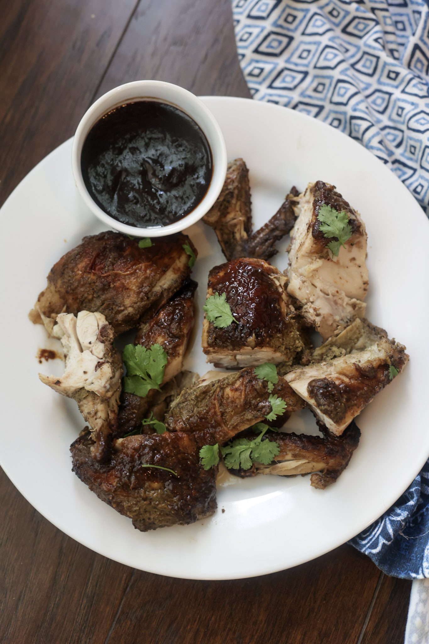 Spatchcock Oven Baked Jerk Chicken - Food Fidelity