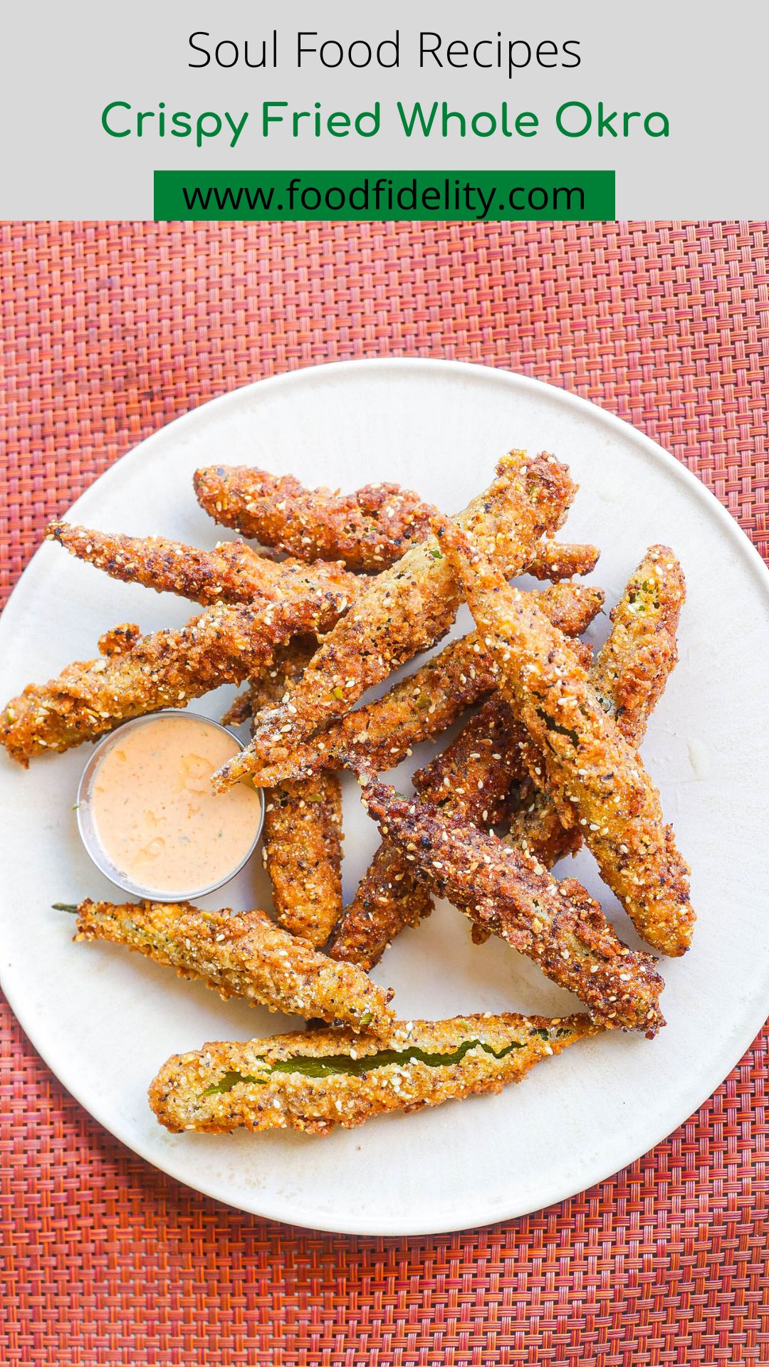 Pan Fried Whole Okra with Crispy Crust - Food Fidelity